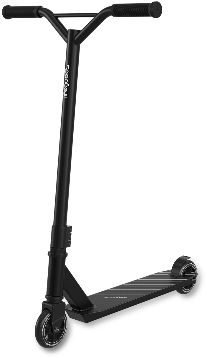 Koop nu Fly Pro Stuntstep - Zwart/Wit | LifeGoods