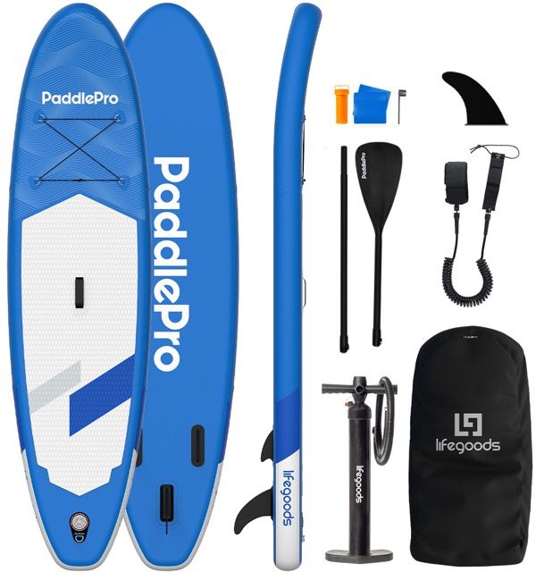 Bestel PaddlePro SUP Board Set Wit Aqua | LifeGoods